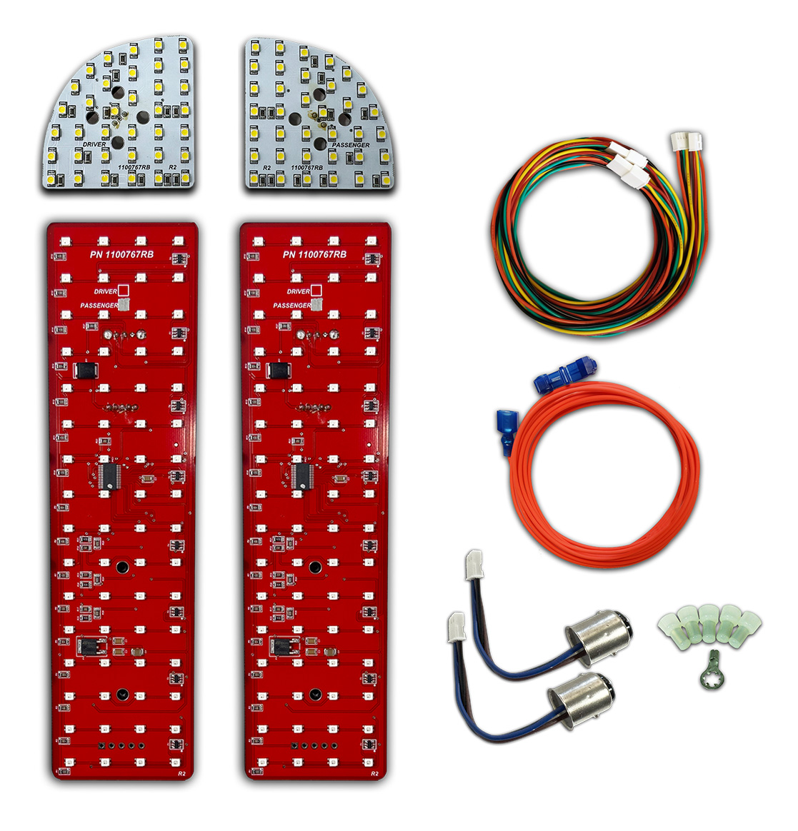 1967-72 C10 / Pickup Truck - 4 Panel Sequential LED Taillight Kit ...